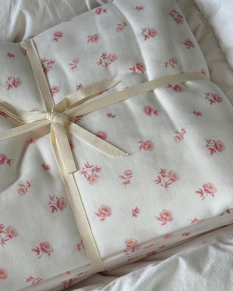 Peony Muslin Duvet Cover Set - Arya&Mo
